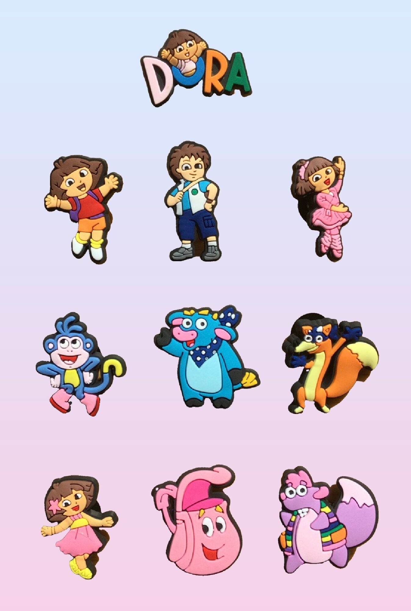 Dora the Explorer Charm Collection - GlorySunshine © - Fun and Unique ...